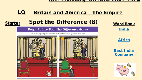 KS3 History British Empire | Teaching Resources