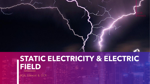 Static Electricity & Electric Fields | Teaching Resources