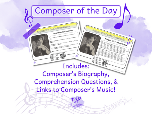 KS2–3 Music: Composer of the Day – August Reading & Listening ...