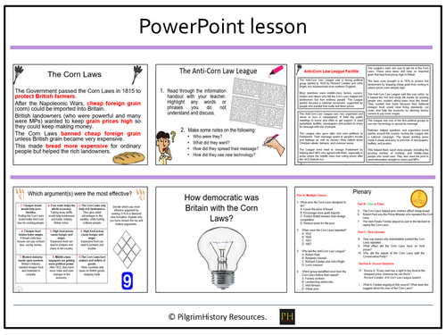 Anti-Corn Law League - Power & the People | Teaching Resources