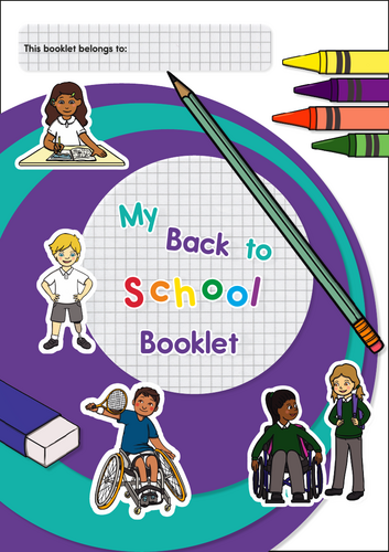 Back to School Booklet for Kids | Printable School Transition Activity ...