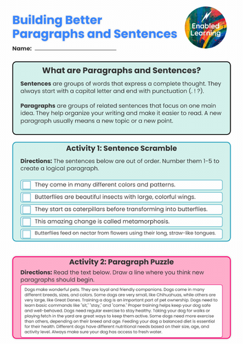 KS2 English Course - 21 Lesson Worksheets | Teaching Resources