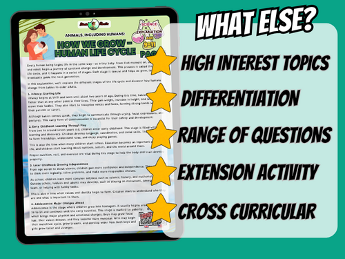 How We Grow | Reading Comprehension | Year 5/6 | Teaching Resources