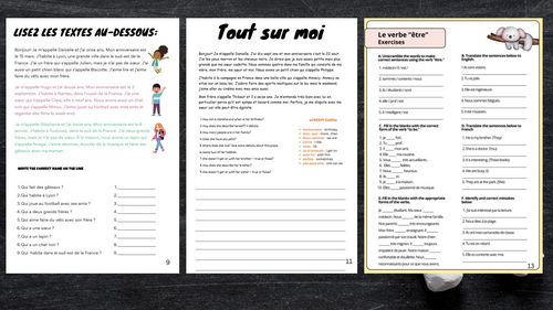 French: Moi et ma famille - Activity booklet | Teaching Resources