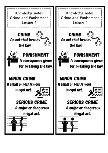 Crime and Punishment - History lesson 1 - KS2 | Teaching Resources