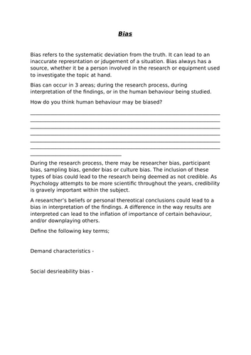 *NEW SPEC* IBDP Psychology Introduction | Teaching Resources