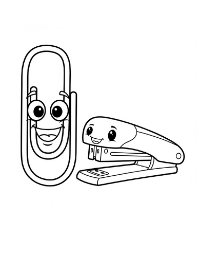 Back to School Coloring Pages Cute Set | 10 Easy Printable PDF Sheets ...