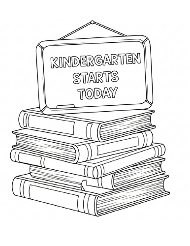 Welcome Back to School Coloring Pages – Kindergarten PDF Printables ...