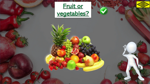 Beginner ESL: Food Unit 3 - Fruit and Vegetable Review | Teaching Resources