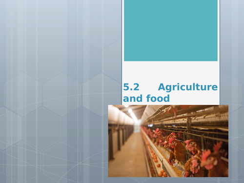 ESS 5.2 Agriculture and food first exams 2026 | Teaching Resources