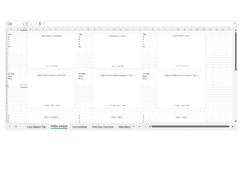 National 4/5 Excel Tracking Spreadsheet | Teaching Resources