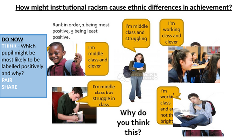 AQA GCSE Sociology Education: Ethnic differences in educational ...