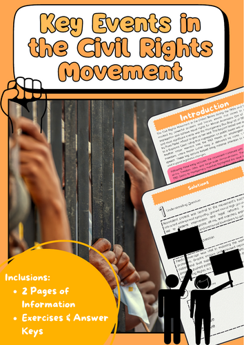 Civil Rights Movement: Key Events and Protests | Teaching Resources