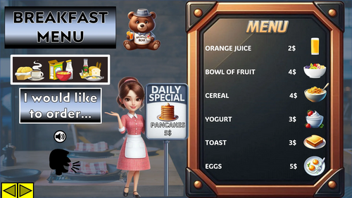 Beginner ESL: Food Unit 9 : Places & People | Teaching Resources