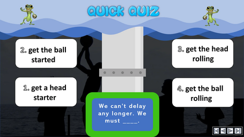 Advanced ESL: Sports Idioms Part 1 | Teaching Resources