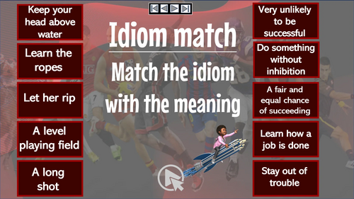 Advanced ESL: Sports Idioms Part 5 | Teaching Resources