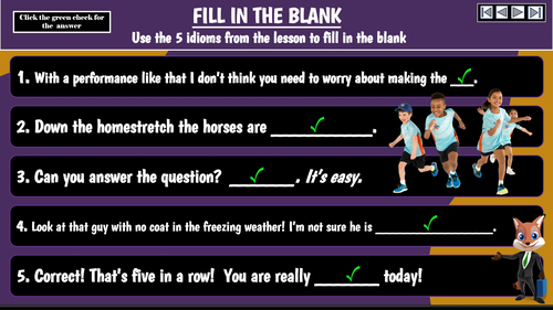 Advanced ESL: Sports Idioms Part 6 | Teaching Resources