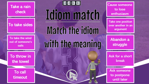 Advanced ESL: Sports Idioms Part 9 | Teaching Resources