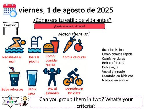 Module 4, mi estilo de vida | Teaching Resources