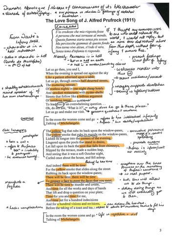 Eliot's Prufrock, Preludes and Rhapsody | Teaching Resources