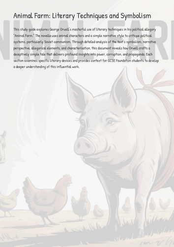 Animal Farm Literary Techniques and Symbolism – GCSE English Literature ...