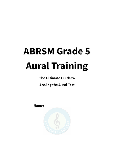 ABRSM Grade 5 Aural Training Guide | Teaching Resources