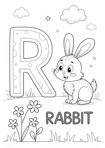 ABC Animal Alphabet Coloring pags for Kids Ages 3-6: Fun A–Z Letters ...