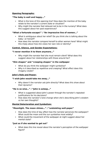 OCR A Level English Lit Unseen American Extracts – Complete Scheme of ...