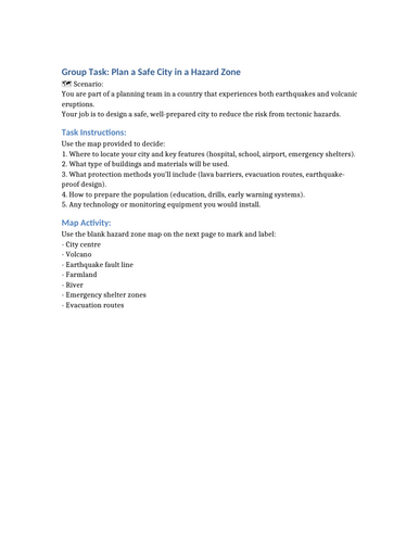 AQA Geography Lesson 6 Reducing the risk of tectonic hazards | Teaching ...