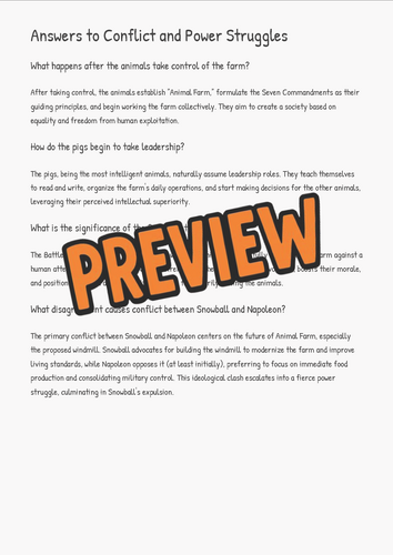 Animal Farm Structure and Political Commentary – GCSE English ...