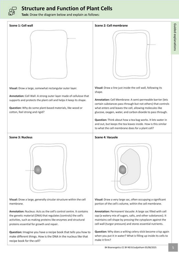 GCSE Plant and Animal Cells | Teaching Resources