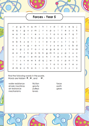 Primary Science Key Vocabulary Booklet – Year 5 (UK National Curriculum ...