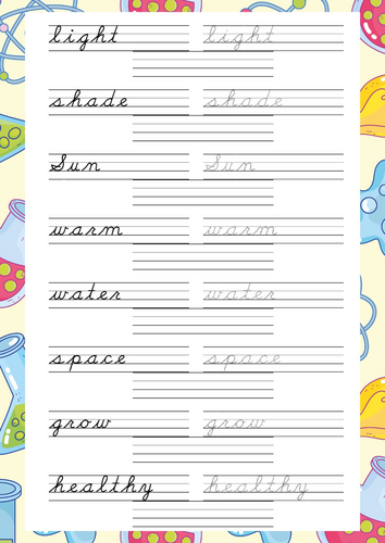 Primary Science Key Vocabulary Booklet – Year 2 (UK National Curriculum ...