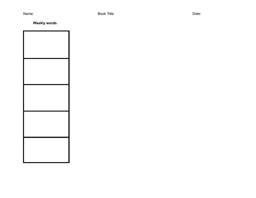 Drawing club template | Teaching Resources