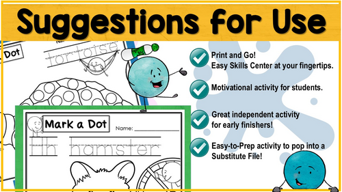 Pet Do-A-Dot Marker Activity - Bingo Dot Dauber Animal Worksheets ...