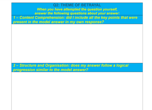SQA AH English - Drama - Hamlet/Rosencrantz - 7 Practice Q & A's ...