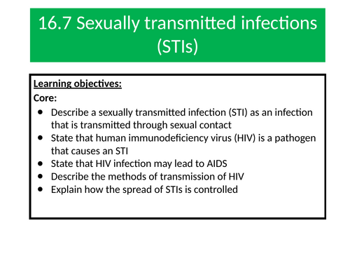 B15 Reproduction (IGCSE Cambridge - Double - Biology) | Teaching Resources