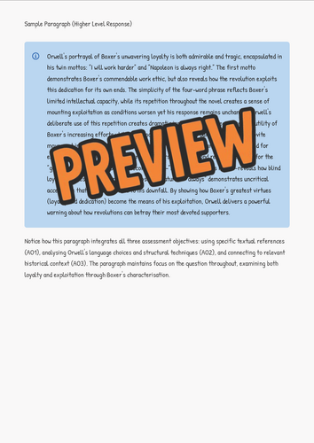 Animal Farm GCSE English Literature Revision Guide – Plot, Characters ...