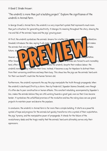 Animal Farm GCSE English Literature Revision Guide – Plot, Characters ...