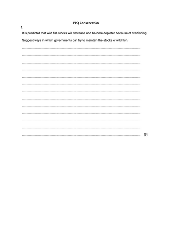 B19 Human influence on ecosystems (IGCSE Cambridge - Double - Biology ...