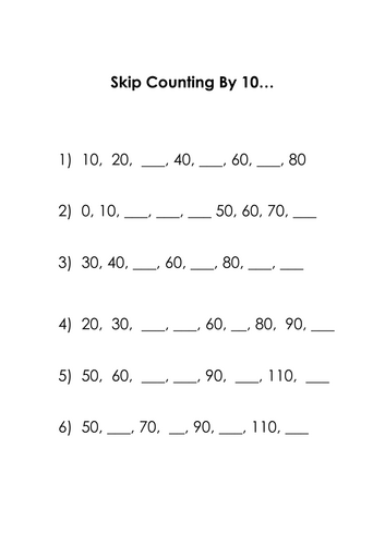 Skip counting - times tables practice | Teaching Resources