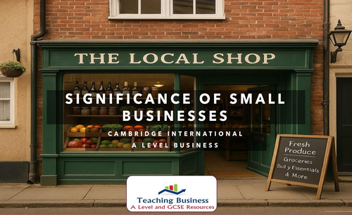 CAIE (9609) Business - Business and its Environment (A Level ...