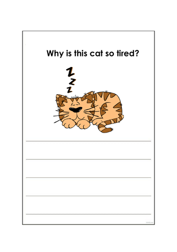KS1 - Writing prompt - Sentence and story writing practice | Teaching ...