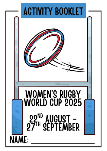 Women's Rugby World Cup 2025 Activity Booklet | Teaching Resources