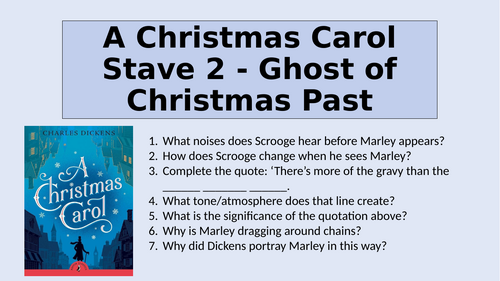 A Christmas Carol - Stave 2: Ghost of Christmas Past | Teaching Resources