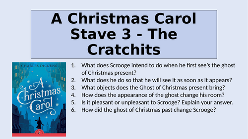 A Christmas Carol - Stave 3: The Cratchits | Teaching Resources