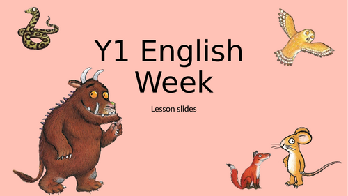 Gruffalo Character and setting description | Teaching Resources