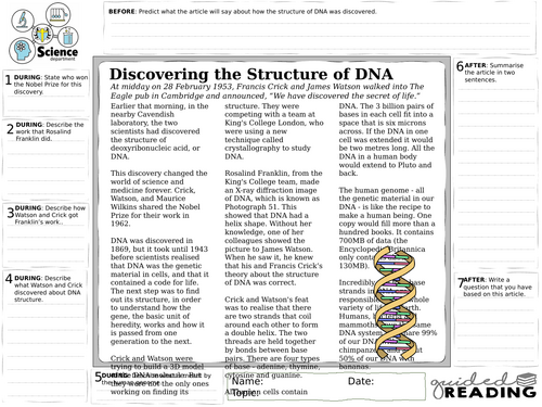 KS3 Year 8 - Biology - Adaptation and Inheritance - End of Topic Test ...