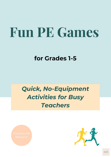5 No-Equipment PE Games (Grades 1–5) | Teaching Resources