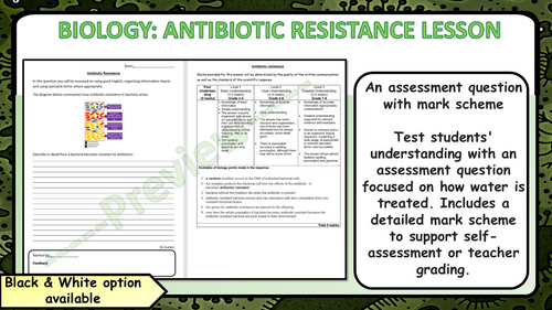 KS4 Biology (Science) Antibiotic Resistance Lesson & Activities ...